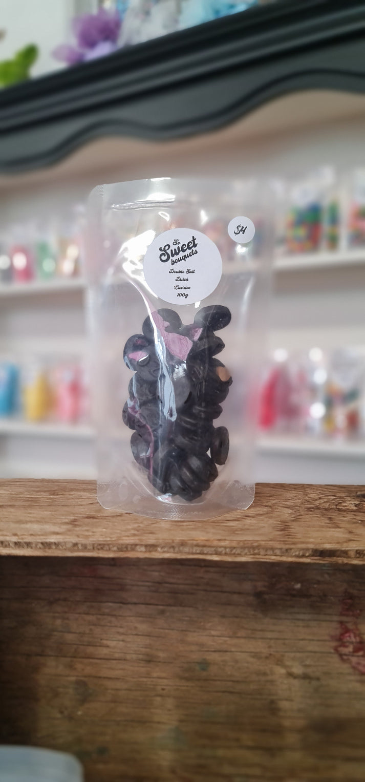 Double Salt Dutch Liquorice (100g) – So Sweet Bouquets