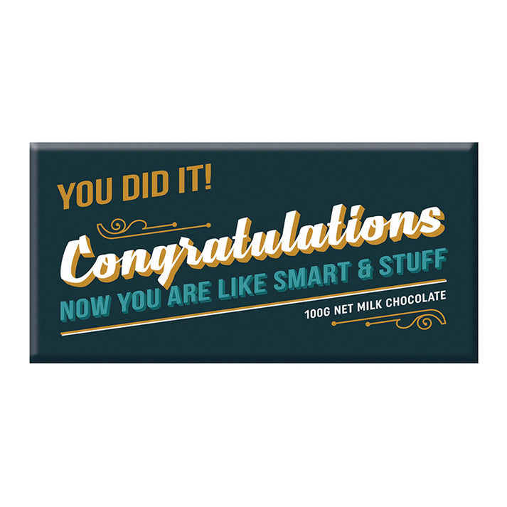 Congratulation Chocolate Bar (100g) – So Sweet Bouquets